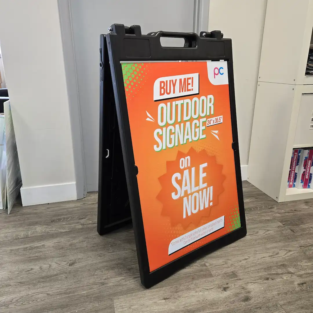 Durable Plastic A-frame Signs | Print Calgary