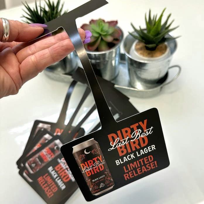 Shelf Wobblers Print | Retail Shelf Dangler, Talker